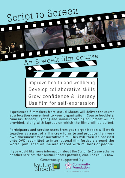 SCRIPT TO SCREEN COURSE – – Mutual Shoots